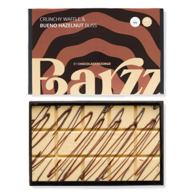 Ontdek onze gevulde Barzz chocoladerepen | Chocoladebezorgd